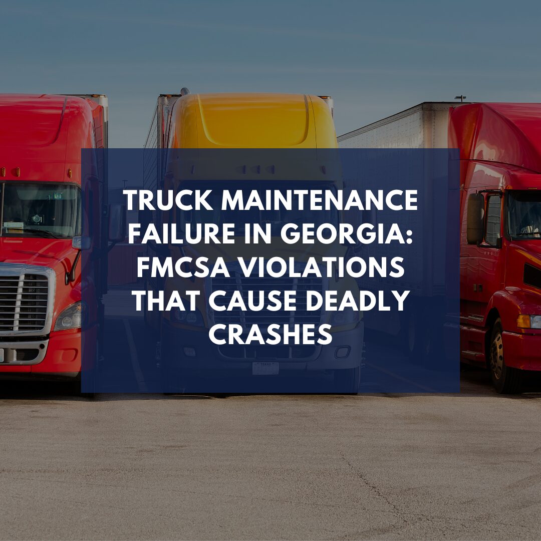Truck Maintenance Failure in Georgia | FMCSA Violations & Crash Causes